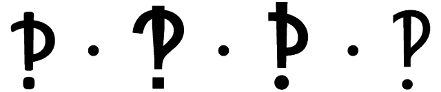 Miscellany № 81: Toward a Taxonomy of the Interrobang – Shady Characters